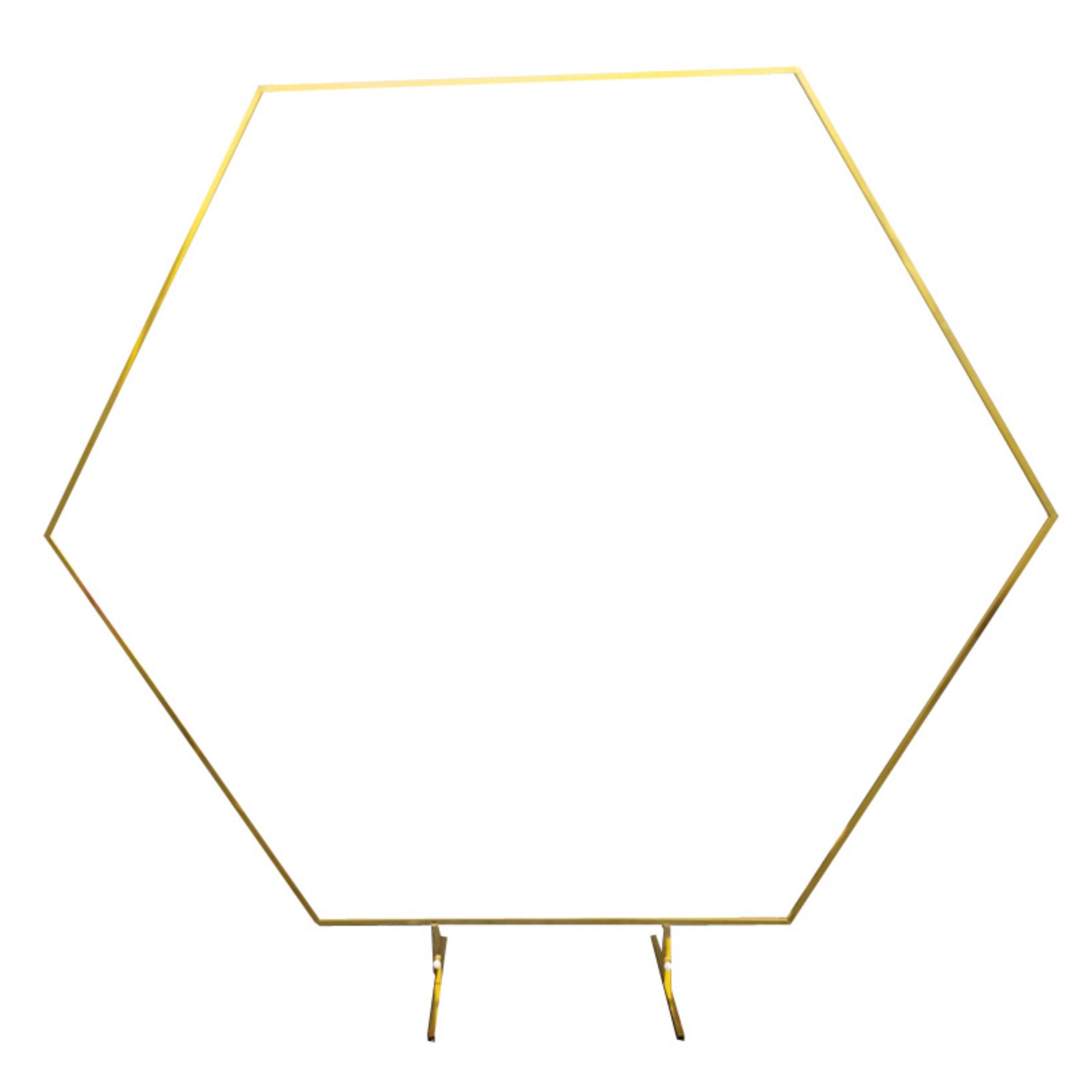 Hexagon Iron Arch Frame Wedding Backdrop Prop – Sun Decorer